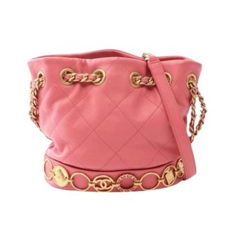 Chanel Pre-owned Vintage Bucket Bag - Femme - Pre-owned - Rose - Taille: ONE Size