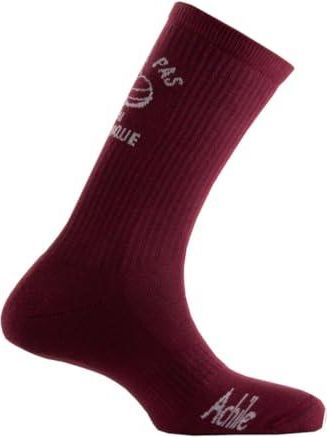 Achile Mi-chaussettes fantaisie jai p&eacute;tanque fabrication fran&ccedil;aise - couleur - Bordeaux - Pointure - 39-46