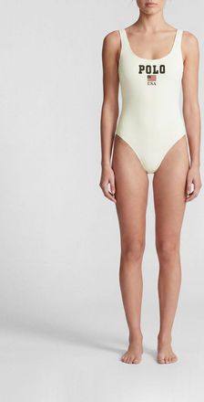 Polo Ralph Lauren Maillot De Bain Femme couleur Blanc