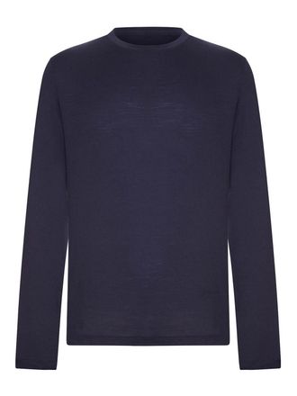 Herno Rundhalspullover - Blau