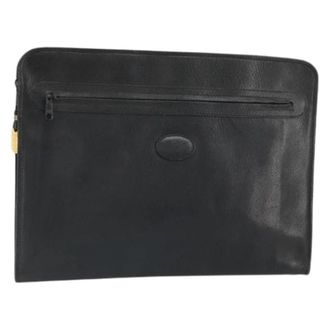 Gucci Pre-owned Leder Clutch - - Pre-owned - Damen - Schwarzk - ONE SIZE