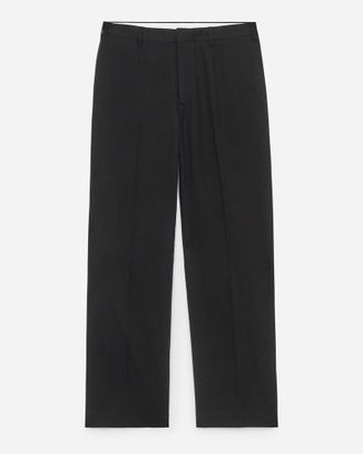 Arket Taillierte Hose Mit Weiter Passform -Schwarz