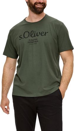 s.Oliver Baumwoll-T-Shirt mit Logo-Print