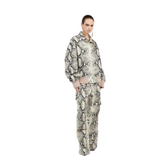 Roberto Cavalli Jacke mit Python-Print - - Jackets - Damen - Braun - L