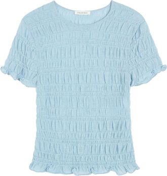 By Malene Birger Femme, Blouses et Chemises, Bleu, Taille: 38 FR Ella Top