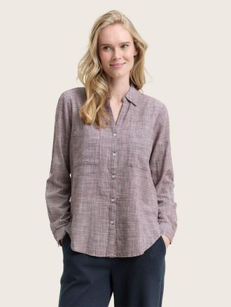 Tom Tailor Langarmbluse Blusen & Shirts Bluse mit Brusttaschen