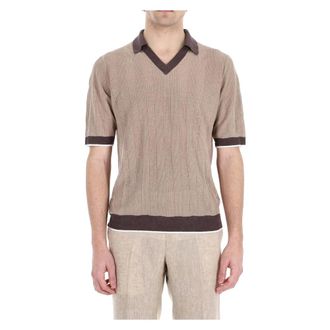 Ballantyne Homme, Pulls, Brun, Taille: L Polo gris tourterelle inspiré du tennis