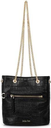 Kate Lee Noir, Sac en Cuir M Kacy cro Mat Femme
