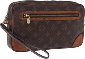 Louis Vuitton Sac pochette Pre-owned - Femme - Pre-owned - Brun - Taille: ONE Size