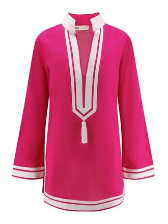 Tory Burch Knielanges Kleid - Nude
