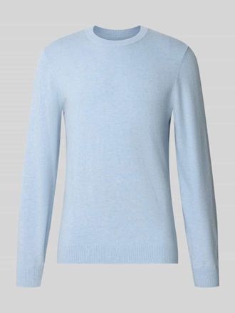 Mc Neal Strickpullover aus Baumwoll-Kaschmir-Mix mit Rundhalsausschnitt