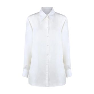 Dolce & Gabbana Wei&szlig;es Seidenhemd - - Blouses & Shirts - Damen - Wei&szlig; - M