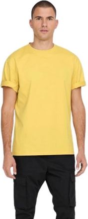 Only & Sons Fred RLX SS Tee - - Tops - Herren - Gelb - S