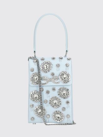 Self Portrait Schultertasche SELF-PORTRAIT Damen Farbe Blau