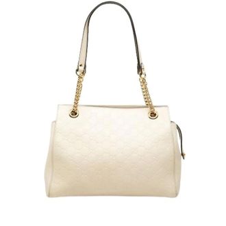 Gucci Sac &agrave; bandouli&egrave;re vintage Pre-owned - Femme - Pre-owned - Blanc - Taille: ONE Size