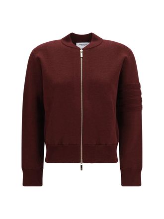 Thom Browne Bomber Jacket - Burgundy