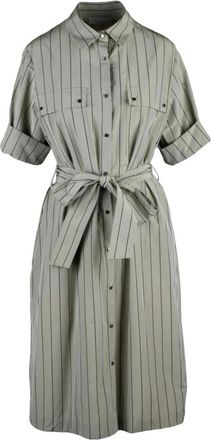 Antonelli Femme, Robes, Vert, Taille: 40 FR Chemise chemisier