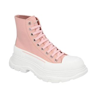 Alexander McQueen Rosa HighTop Sneaker Stiefel - - Shoes - Damen - Rosa - 38 1/2 EU