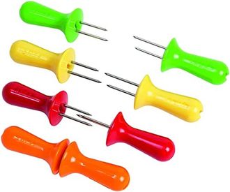 Zyliss Mais Halter, 8 Stücke, Maiskolbenhalter, Maiskolben Halter, Maishalter Maiskolben Nadel für BBQ, 5 Jahre Garantie