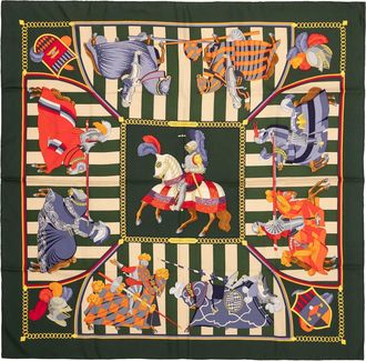 Herm&egrave;s T&uuml;cher & Schals - Scarf - Gr. unisize - in Gr&uuml;n - f&uuml;r Damen