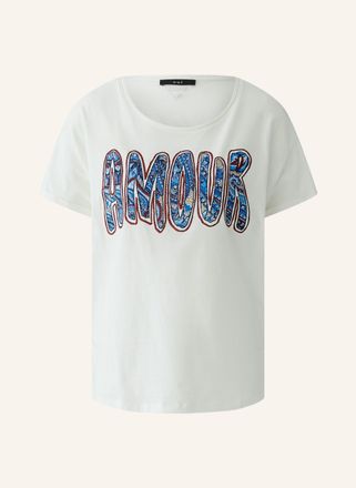 Oui T-Shirt weiss