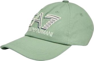 Emporio Armani Emporio Armani Ea7, unisex, Accessoires, Vert, Taille: M Casquette avec logo brod&eacute;
