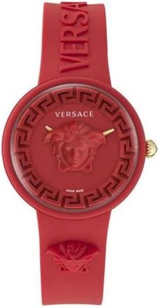 Versace Femme, Accessoires, Rouge, Taille: ONE Size Montre Medusa Pop