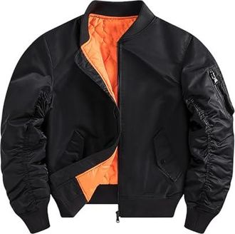 Generic Veste tendance pour homme - Blazer dextérieur tendance - Veste de vol - Vêtement de travail pour homme - Style américain vintage - Costume de baseball