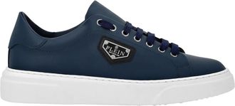Philipp Plein Low-Top Sneaker - Sneaker Iconic Plein - Gr. 40 (EU) - in Blau - f&uuml;r Damen