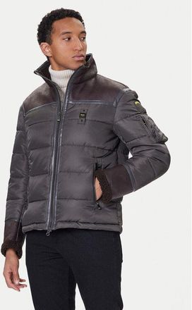 Blauer Winterjacke 25WBLUC02028 Gr&uuml;n Regular Fit