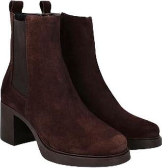 Lince Lince Bottines &eacute;lastiques et fermeture &eacute;clair confortables | Semelle en caoutchouc | Semelle int&eacute;rieure en gel | I31605 | Fabriqu&eacute;es en Espagne, Cuir 