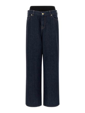 7 For All Mankind Jean Droit - Bleu