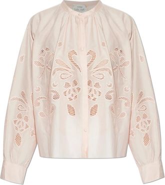 Forte_Forte Femme, Blouses et Chemises, Rose, Taille: 40 FR Openwork Top