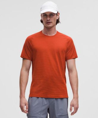 lululemon T-Shirt Metal Vent Tech pour Hommes - Orange - Taille 2XL