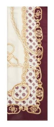 Guess &eacute;charpe Scarf 90X180 Burgundy bordeaux