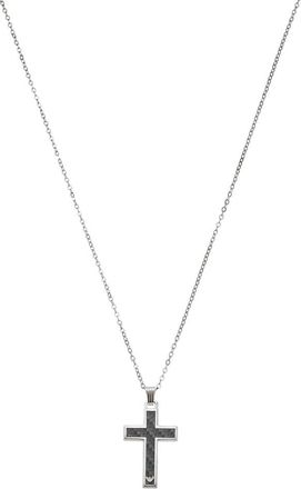 Armani Emporio Armani Halskette F&uuml;r M&auml;nner, L&auml;nge: 500mm + 50mm / Gr&ouml;&szlig;e Anh&auml;nger: 25mm X 35mm X 3.5mm Silber Edelstahl Halskette, EGS1705040