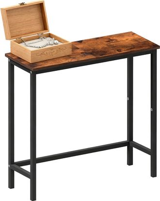 Generic Industrieller schlanker Konsolentisch mit Stauraum, schmal