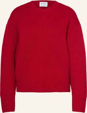 FTC Ftc Cashmere Cashmere-Pullover rot