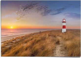 Reinders Giant Poster XXL, Leuchtturm, Wohnzimmer, Bilder, Wanddeko, Room Decor, Papier, Mehrfarbig, 100x140cm