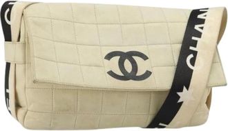 Chanel Sac bandouli&egrave;re vintage doccasion - Femme - Pre-owned - Blanc - Taille: ONE Size