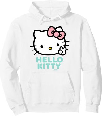 Hello Kitty Peace Love XOXO S&uuml;&szlig;e Freundschaftspose, klassisch Pullover Hoodie