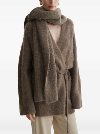 &Aacute;eron Valotu scarf - Braun