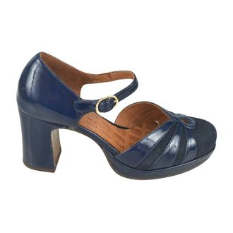 Chie Mihara Femme, Chaussures, Bleu, Taille: 36 1/2 EU Escarpins