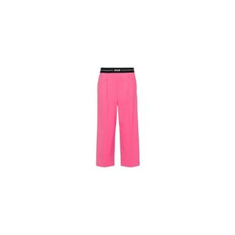 Msgm Damen Rosa Hose 96% Wolle - - Trousers - Damen - Rosa - XS