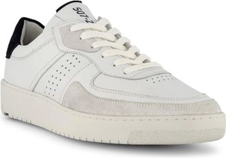Lloyd Herren Sneaker wei&szlig; Glattleder