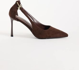 Simmi London Simmi London Amabel escarpins &agrave; talons avec d&eacute;tail mors en su&eacute;dine marron