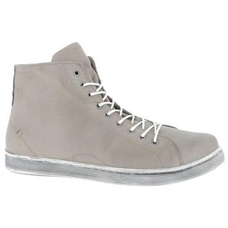 Andrea Conti Lacets pour Femme Basket, Gris Pierre fonc&eacute;, 41 EU