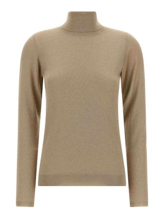 Brunello Cucinelli Pull Col Rond - Beige