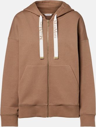 Max Mara Kapuzenjacke aus einem Baumwollgemisch