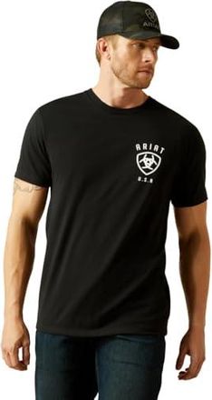 Ariat Ariat T-Shirt Ariat Faded Bull pour Homme, Noir, Taille L